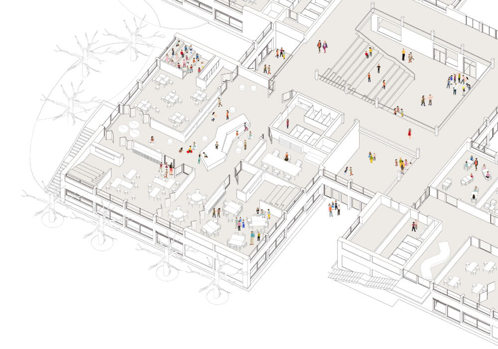 Axonometrie - eins:eins architekten